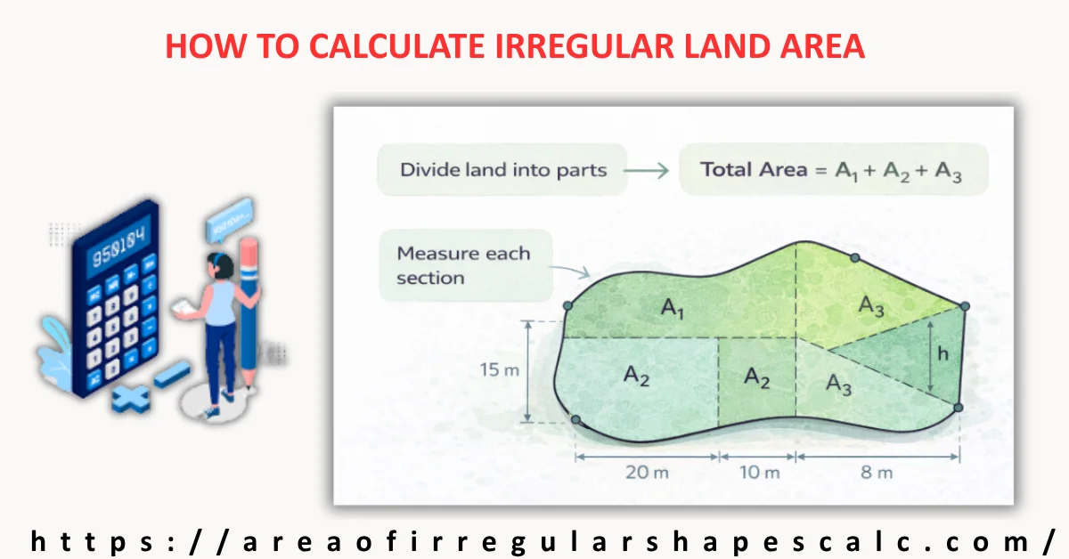 How to Calculate Area of Irregular Land - Area of Irregular Shapes ...